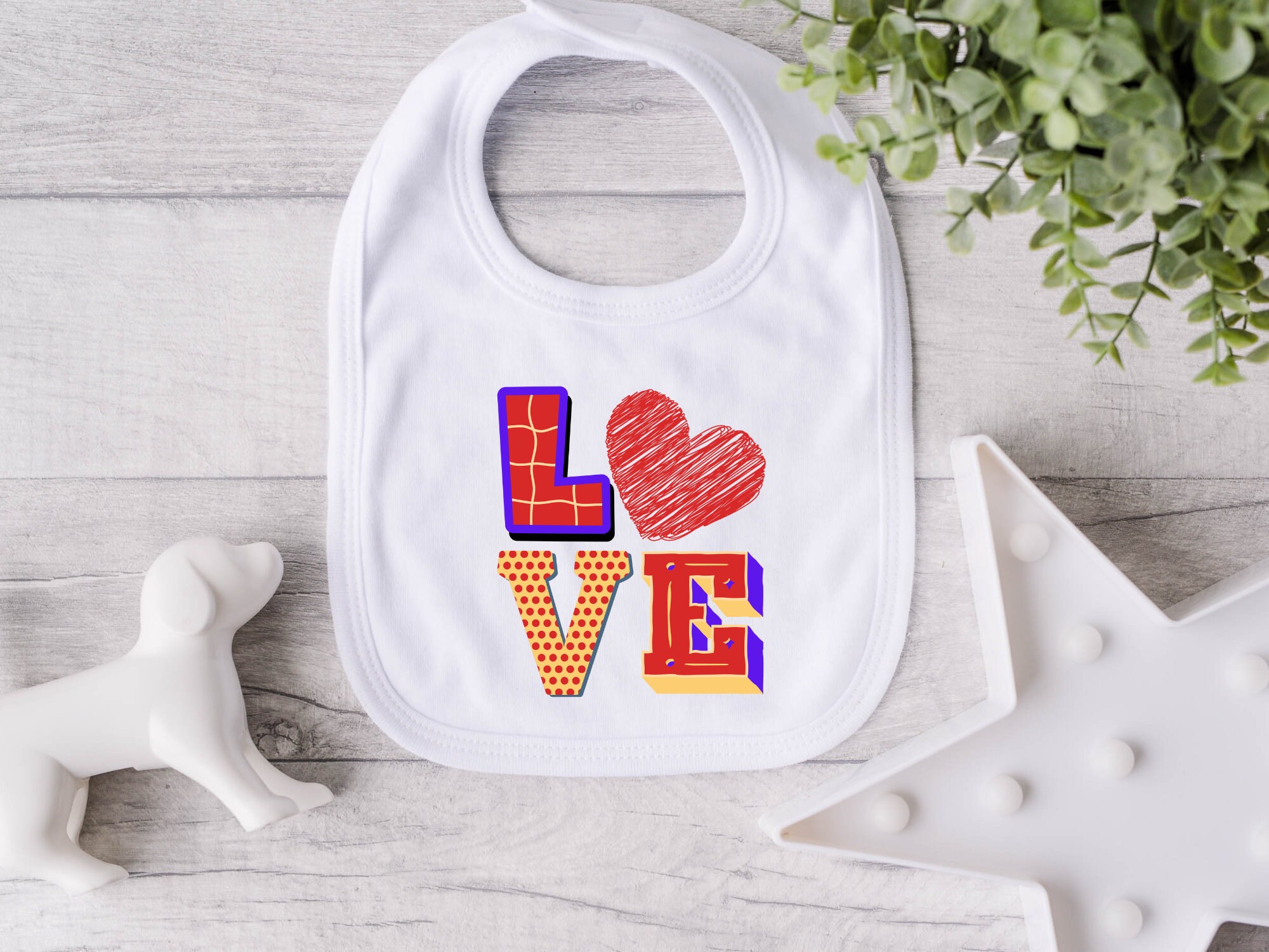 Love Stacked Letters SVG & PNG - Etsy