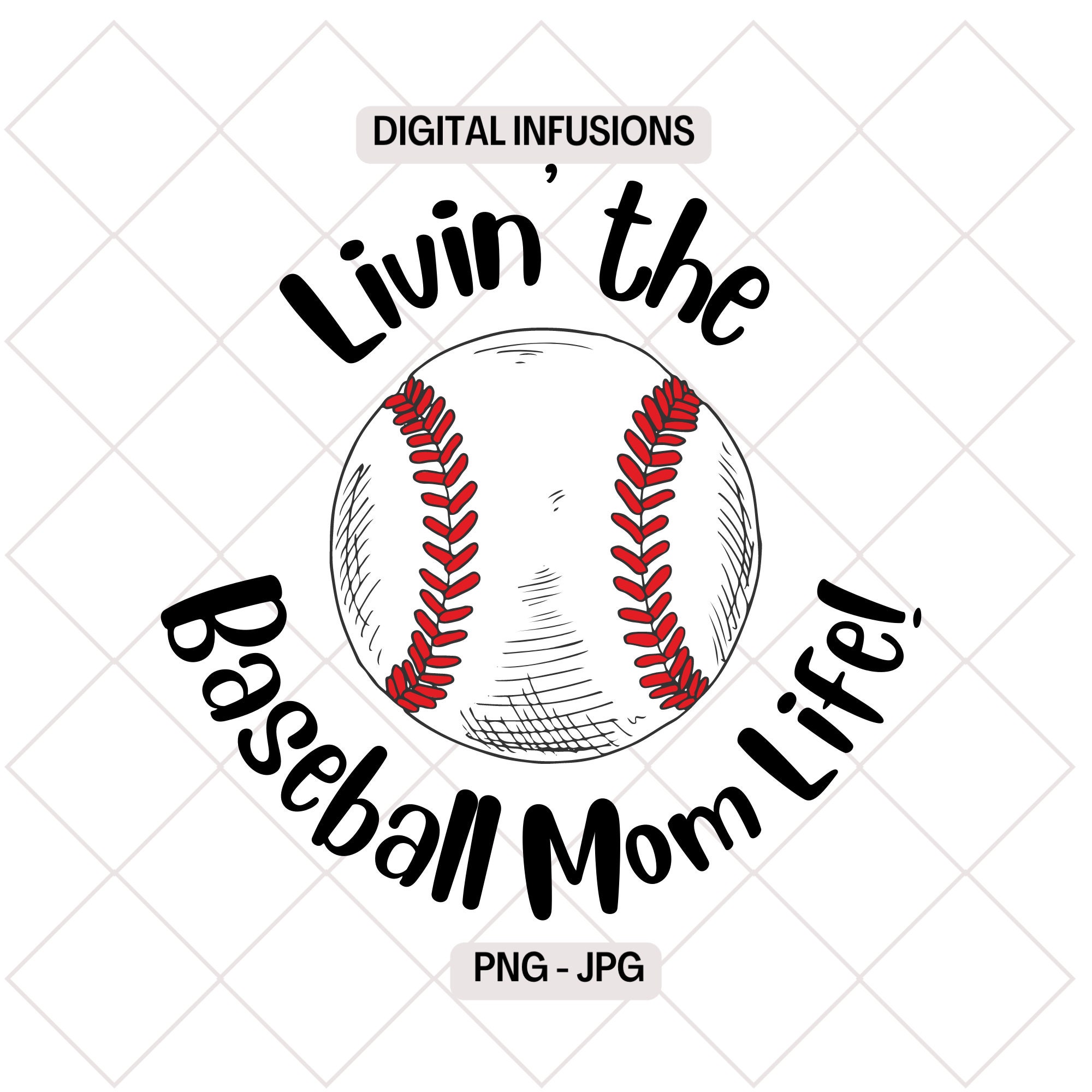 Baseball Mom Baseball Mom Life Svg Png Design Files For Cutting