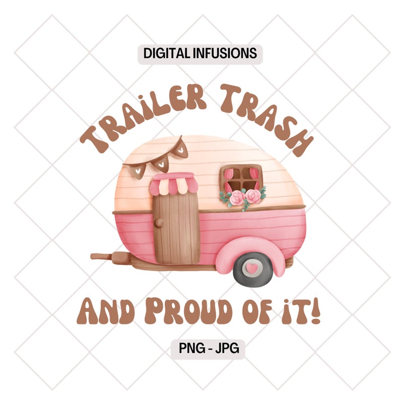 Trailer Trash Camper Svg - Etsy