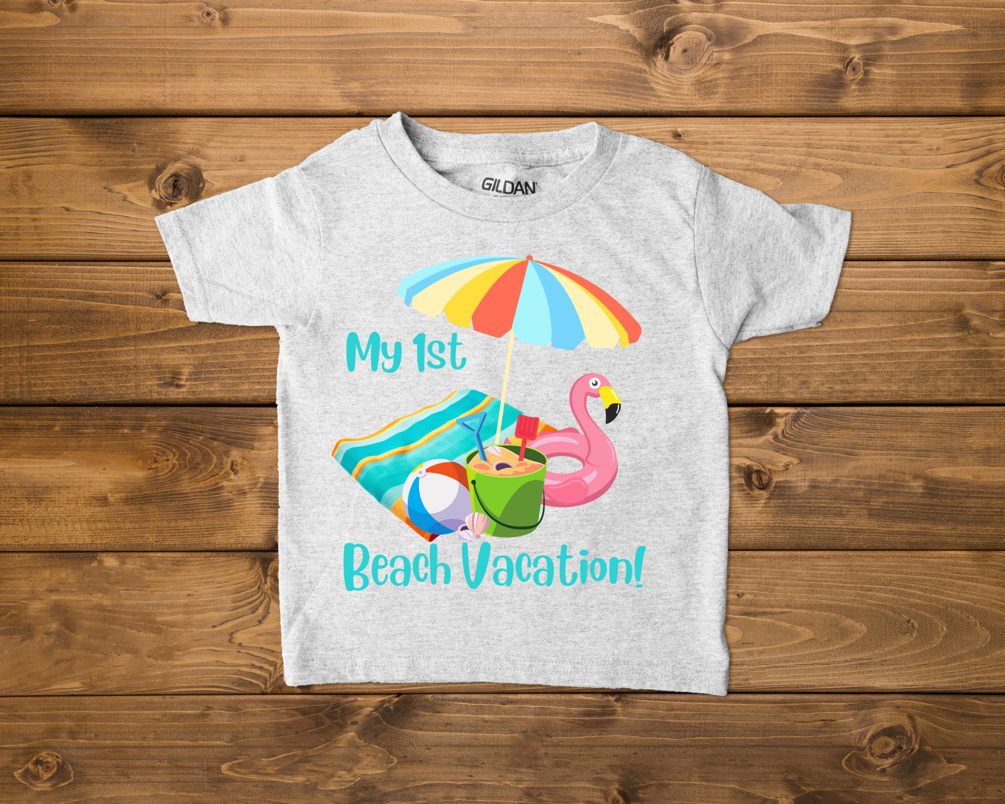 My 1st Beach Vacation, Children's SVG & PNG Files - Etsy