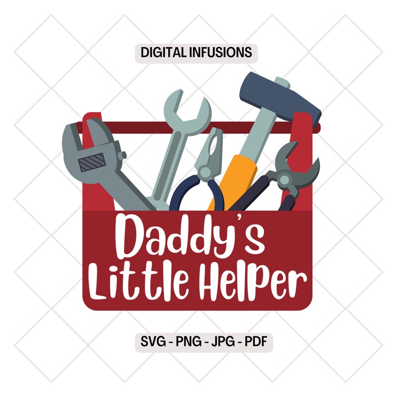 Daddy's Little Helper SVG & PNG - Etsy