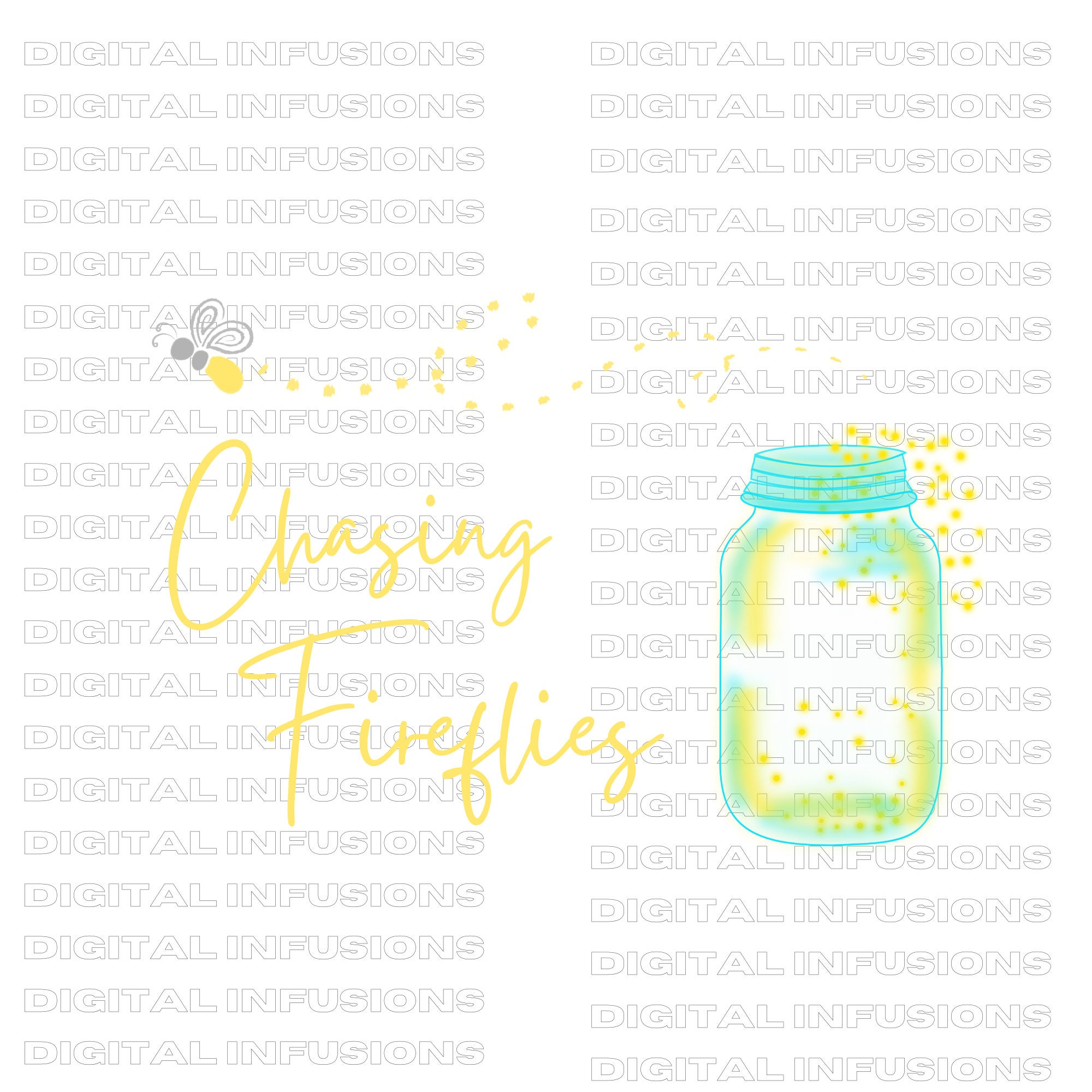 Chasing Fireflies, Summer Themed PNG Files - Etsy