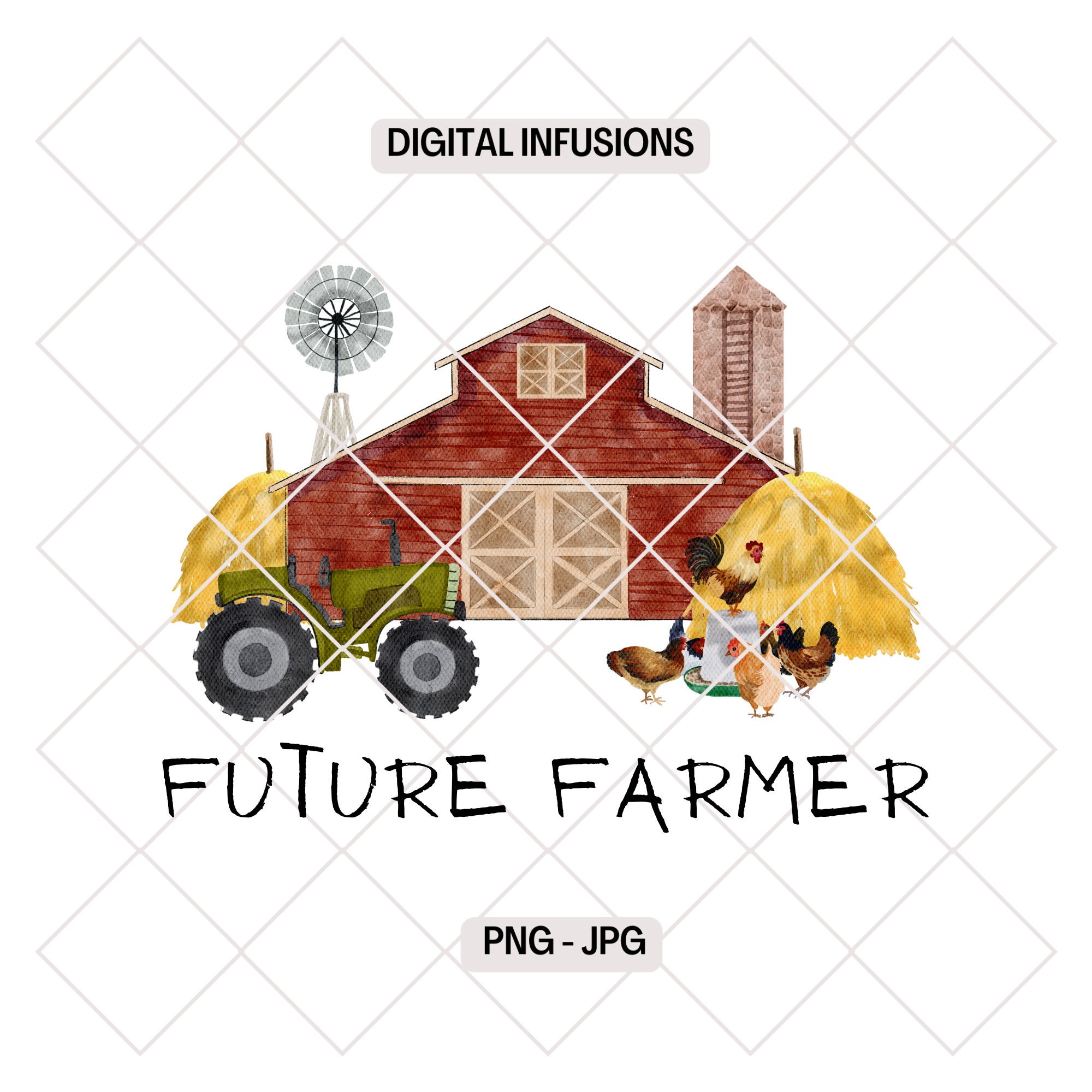 Future Farmer, Children's PNG Files for Sublimation & Print - Etsy