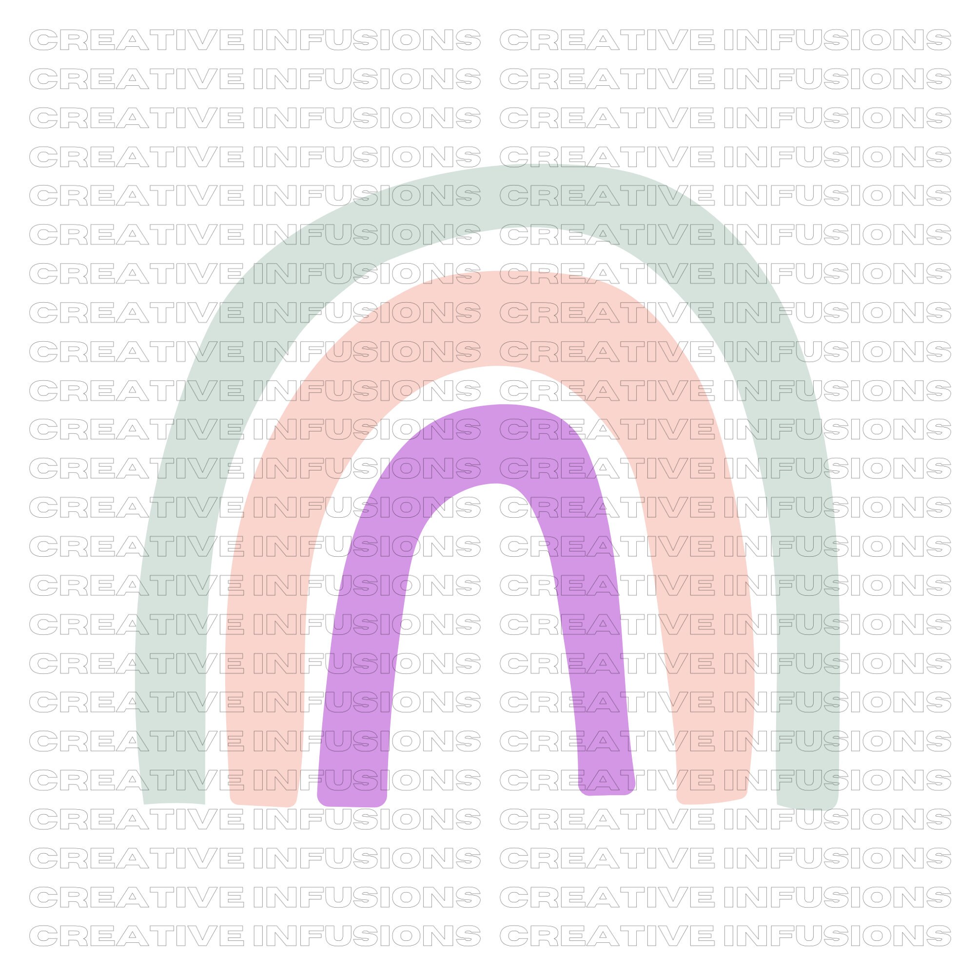 Pastel Rainbow SVG Children's SVG Cricut SVG Cut Files | Etsy