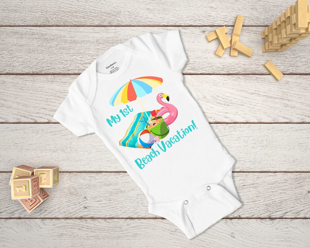 My 1st Beach Vacation, Children's SVG & PNG Files - Etsy