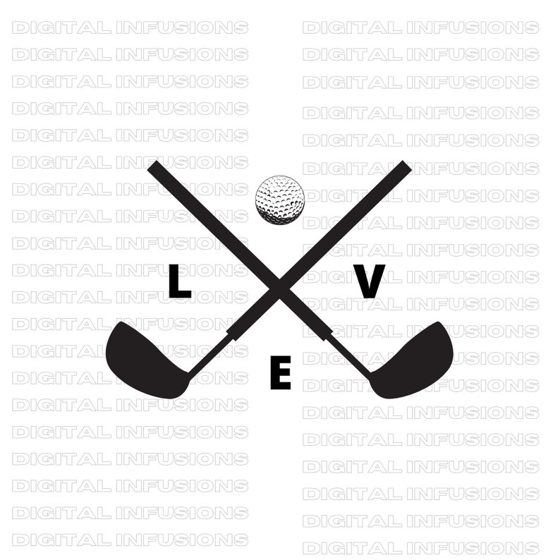 Love Golf, Golfer's SVG & PNG Files - Etsy
