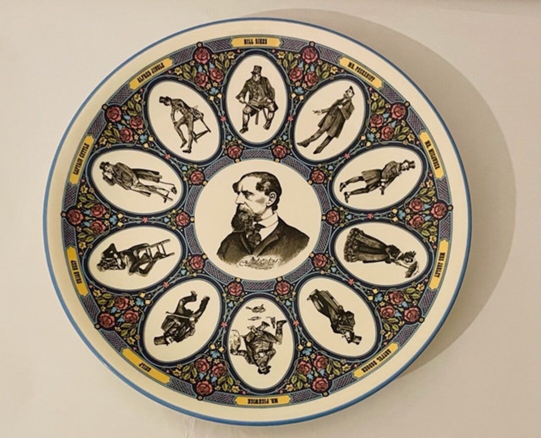 Wedgwood Dickens Characters Plate - Etsy