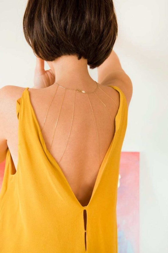 Minimalist Body Chain Bikini Body Jewelry Body Chain - Etsy