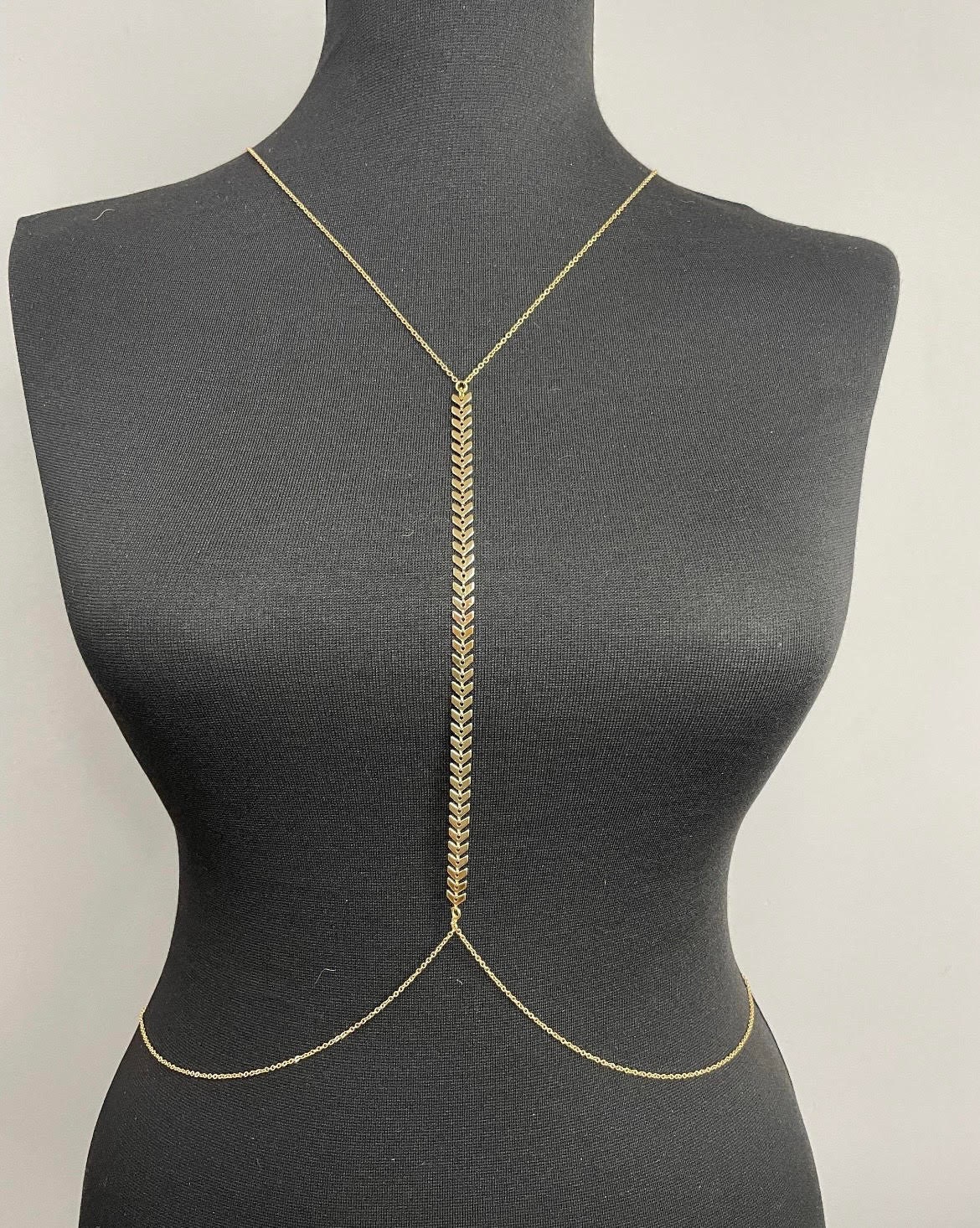 Minimalist Body Chain, Bikini Body Jewelry, Body Chain, Layering Body ...