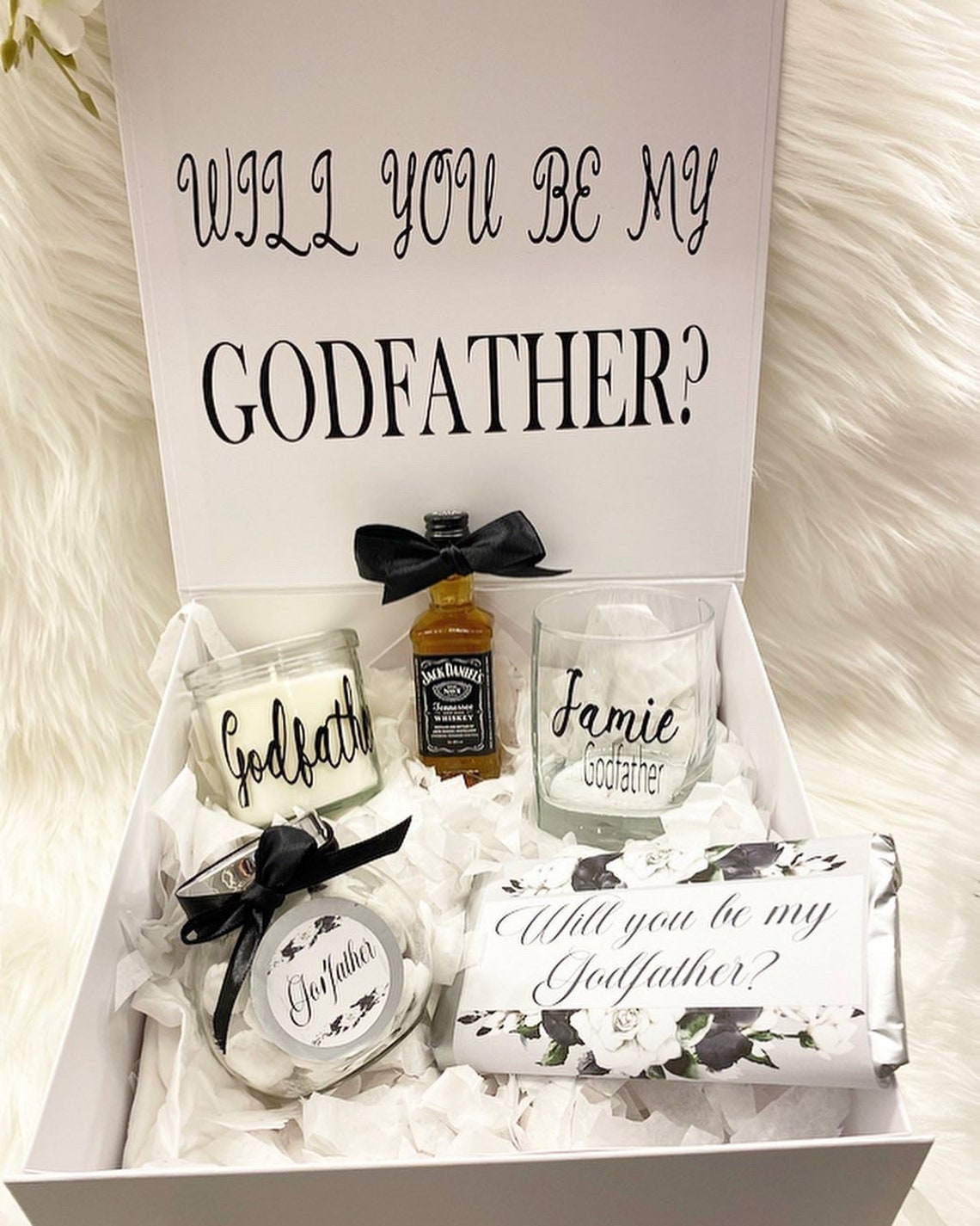 Godfather Proposal Box - Etsy