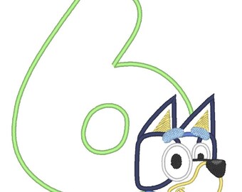 Bluey Outline - Etsy Singapore