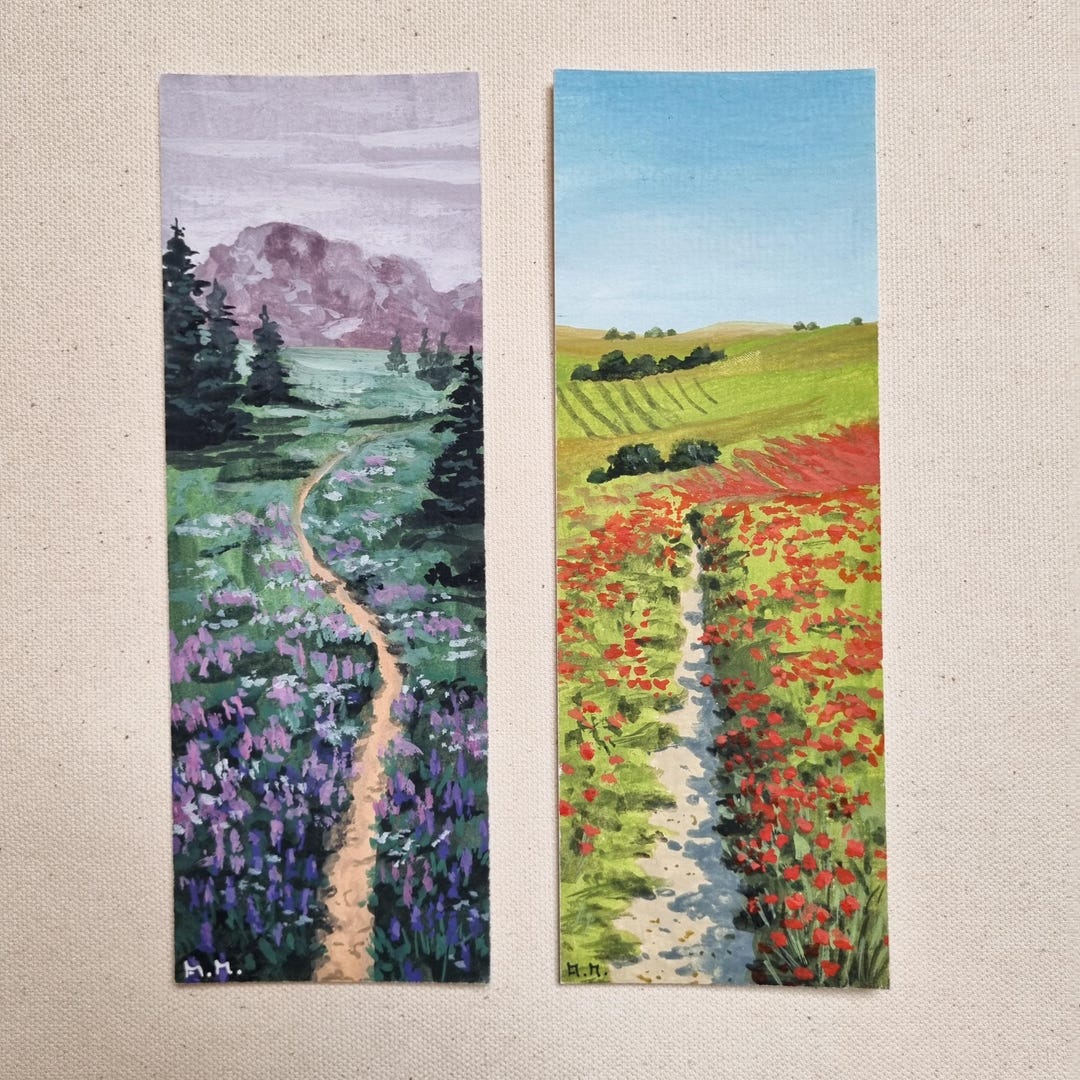 ORIGINAL Artwork 'bookmark Set 1' - Etsy
