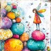 Pebble Fairy, Stacked Stones, Magic Garden, Dragonfly Art, Colorful ...
