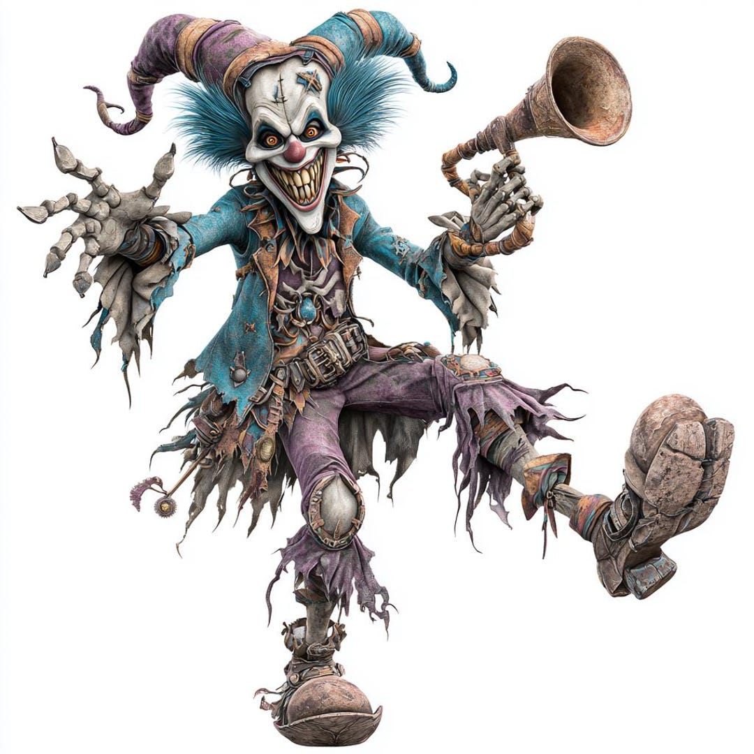 Creepy Clown, Halloween Clown, Spooky Jester, Horror Clown Art, Scary ...