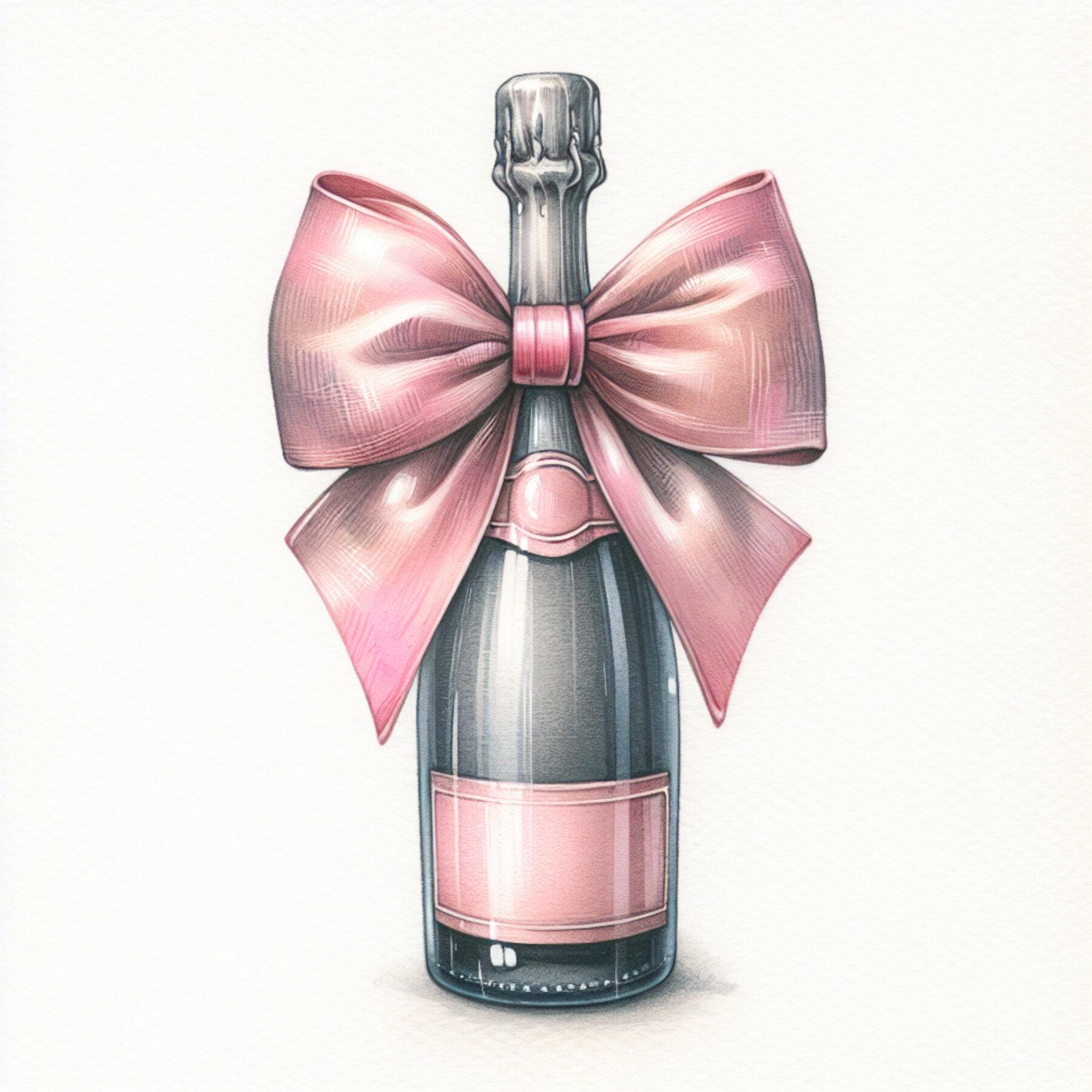 Rose Champagne, Champagne Clipart, Sparkling Wine, Fizz, Bubbly ...
