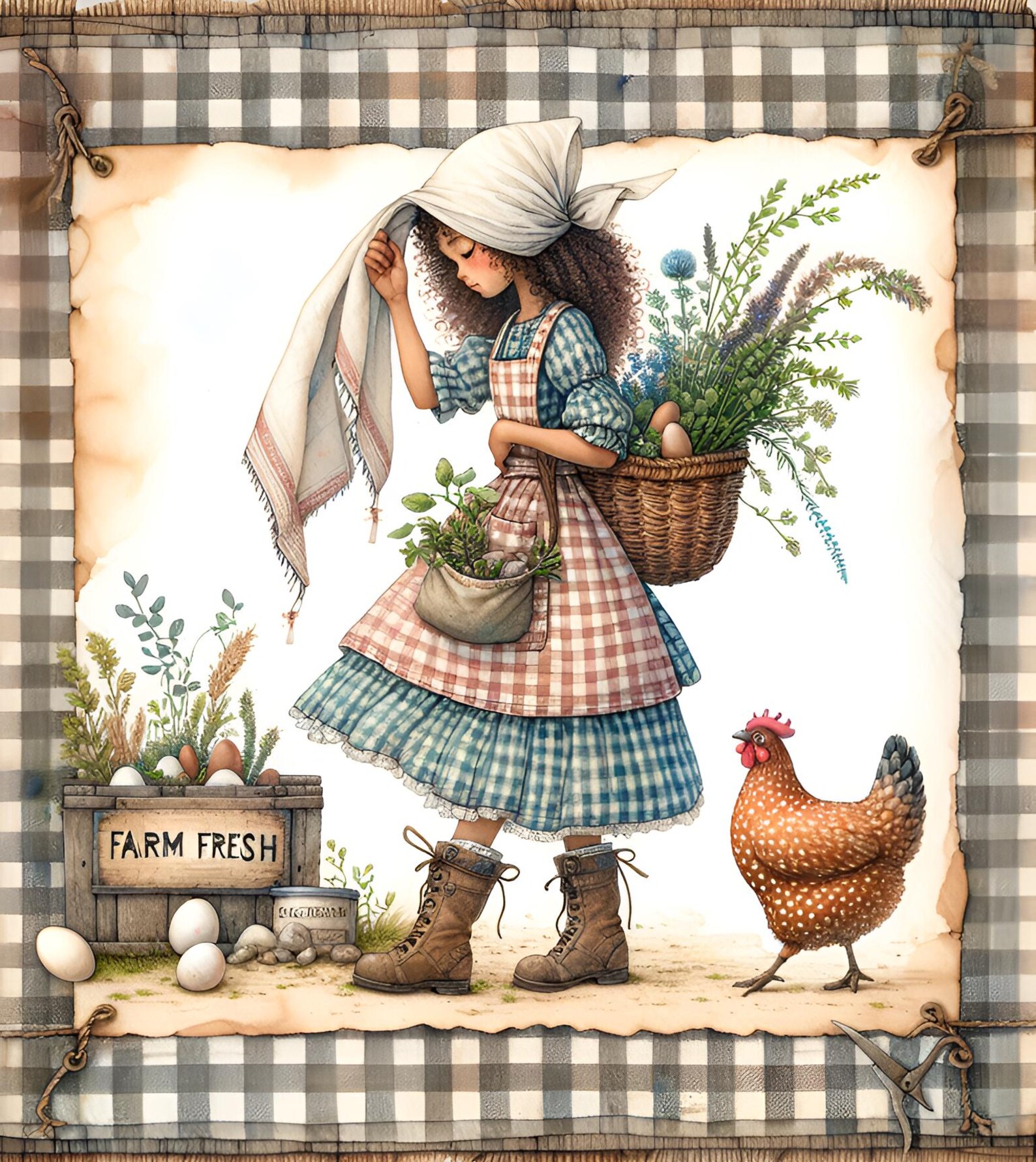 12 Country Girl Png Clipart, High Quality Pgns Digital Download Card ...