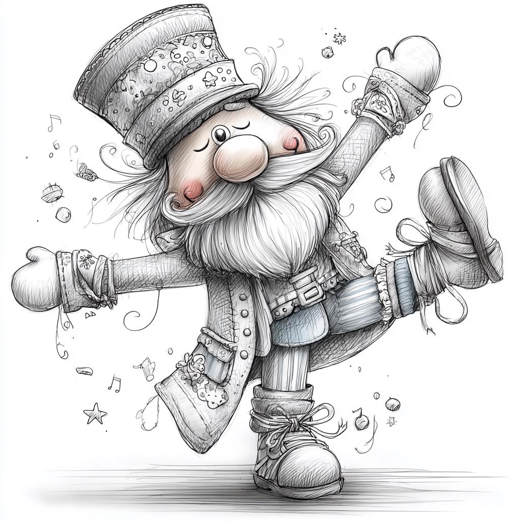 Nutcracker Art, Christmas Nutcracker, Holiday Illustration, Festive ...