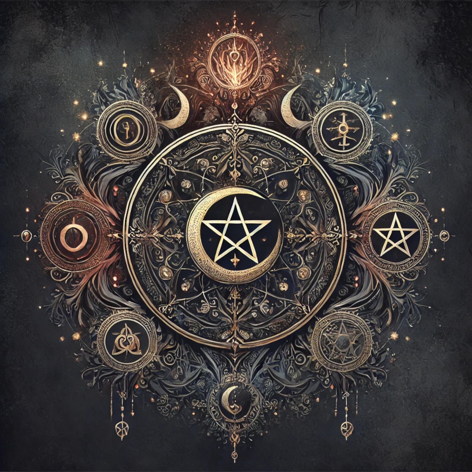 20 Mystical Symbols Clipart, Mystical Images, Magical Images, Stars ...