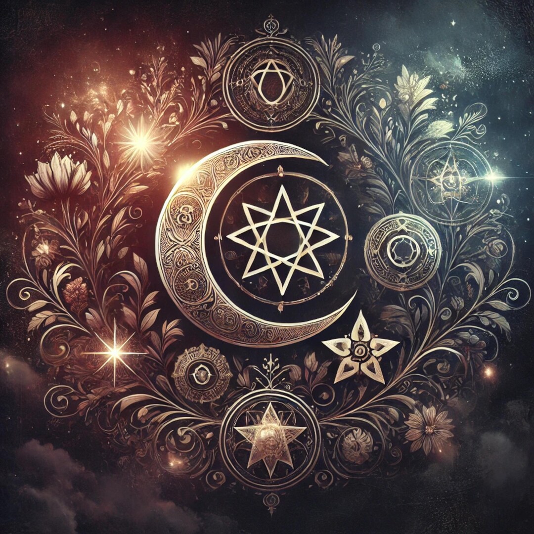 20 Mystical Symbols Clipart, Mystical Images, Magical Images, Stars ...