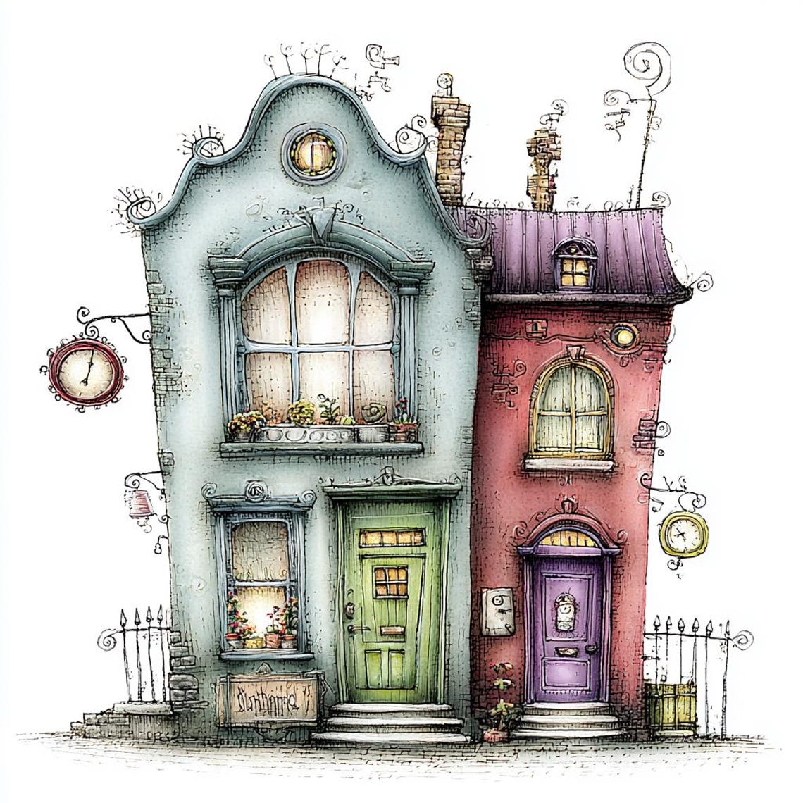 Wonky House, Quirky Homes, Fantasy Houses, Tilted Roof, Whimsical Home ...