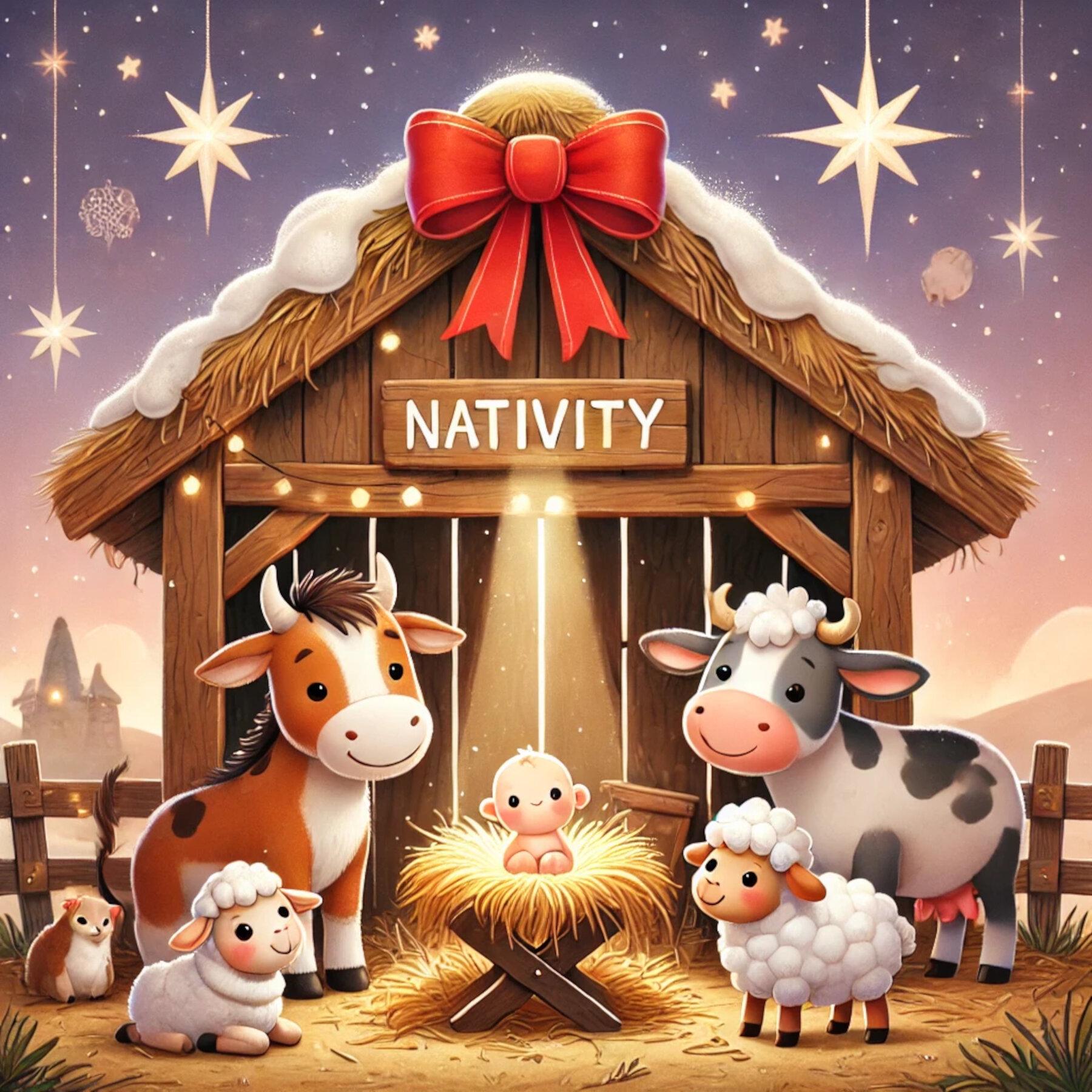 10 Away in a Manger, Manger Clipart, Baby Jesus, Nativity Clipart ...