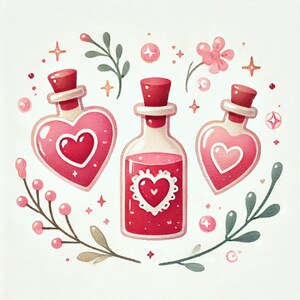 Love Potion, Love Clipart, Valentines Day, 14th February, Valentine ...