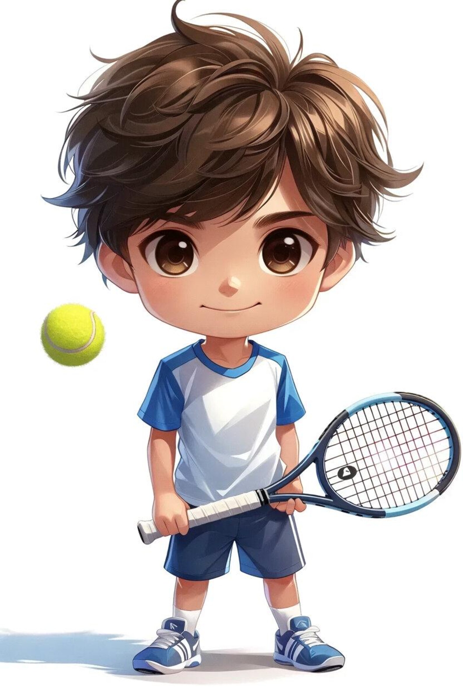 10 Tennis Boy Clipart, Chibi Boy, Tennis, Sports Clipart, Wimbledon ...