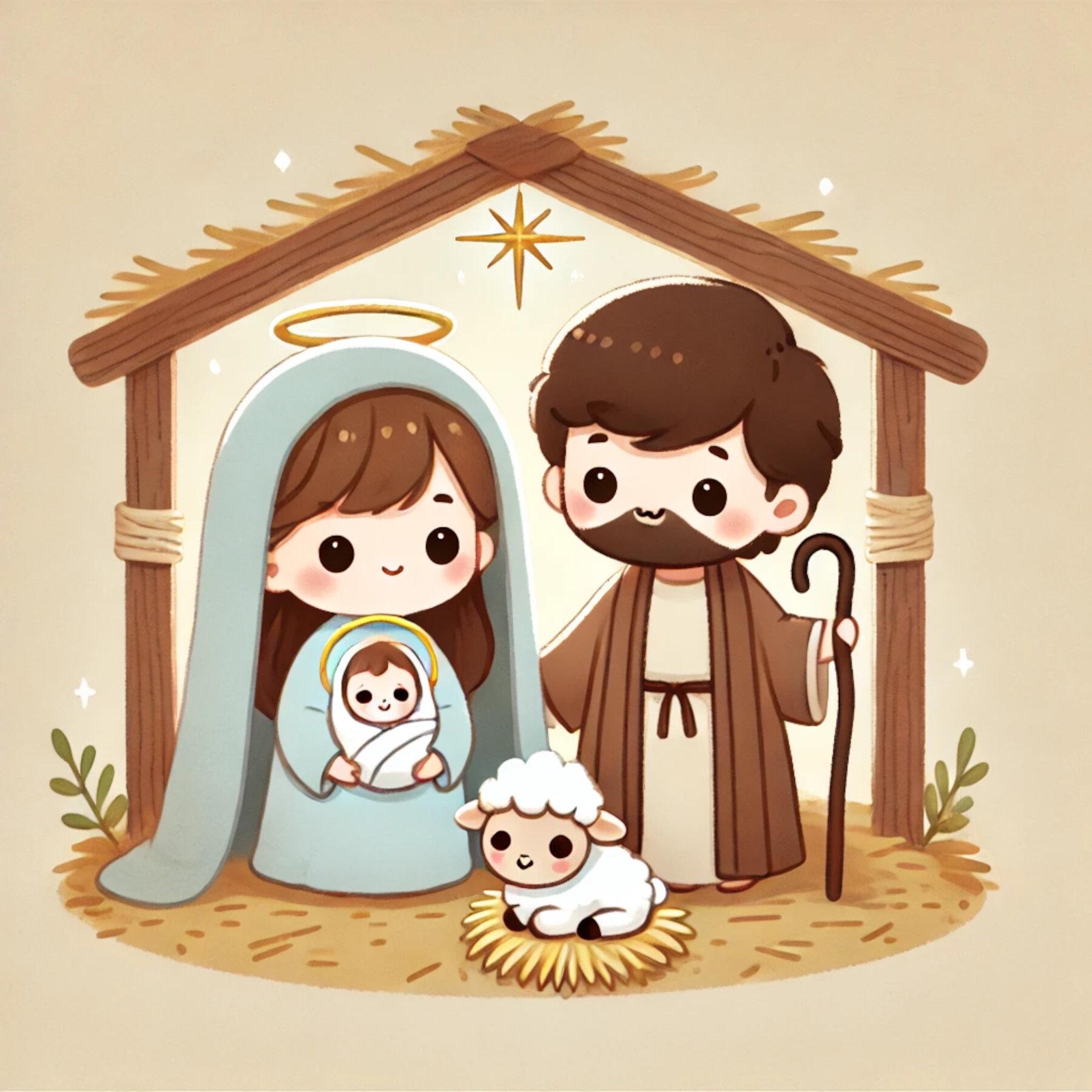 15 Nativity Scene, Nativity Clipart, Nativity Images, Whimsical ...