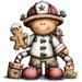 Gingerbread Hero, Christmas Firefighter, Cookie Fireman, Holiday Rescue ...
