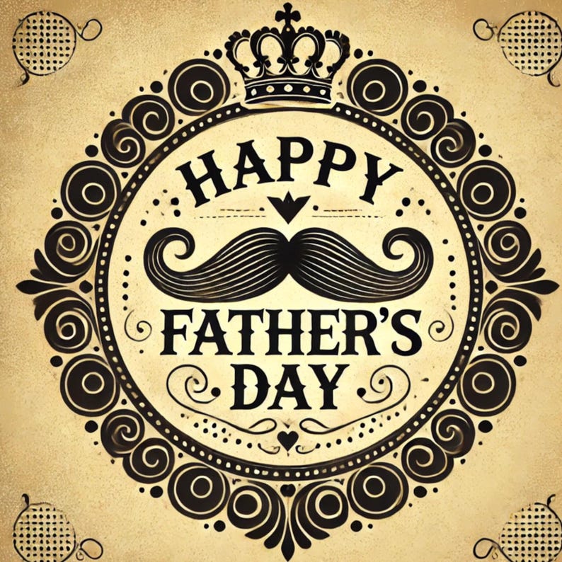 Father's Day, Vintage Dad Badge, Retro Father Emblem, Classic Dad Label ...