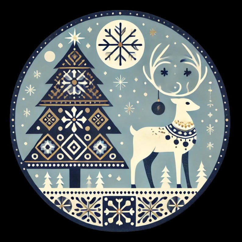 Scandi Xmas, Scandinavian Theme, Christmas Trees, Reindeer, Scandi ...