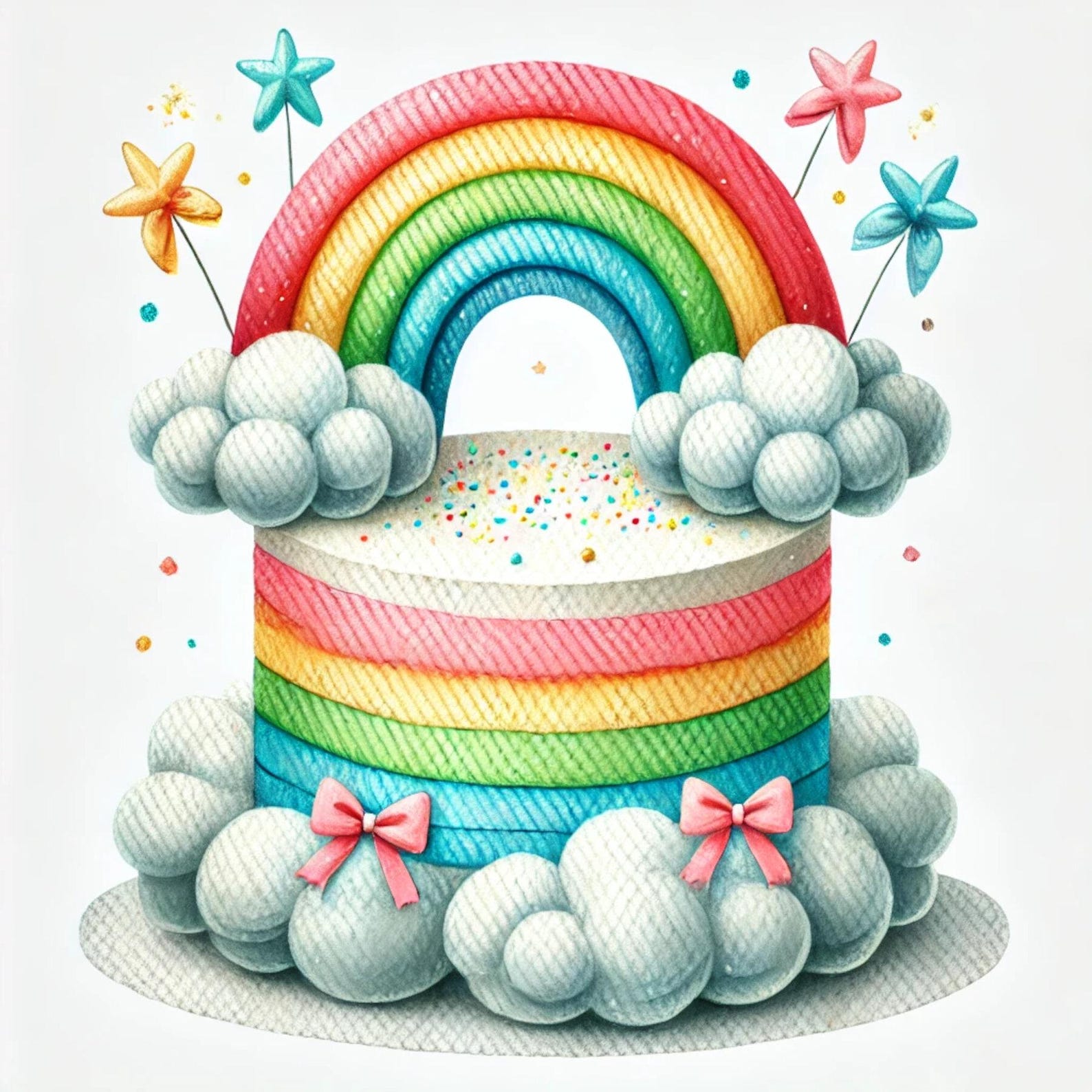 Whimsical Birthday Cakes, Birthday Cakes, Festive Desserts, Party ...