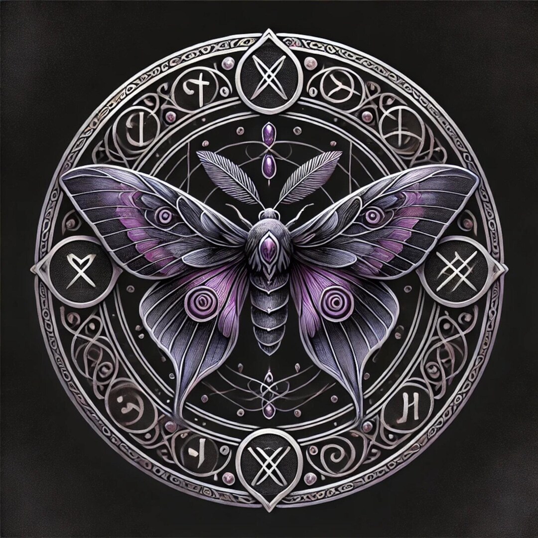 Dark Gothic Badges, Gothic Clipart, Mystical Art, Gothic Watercolor ...