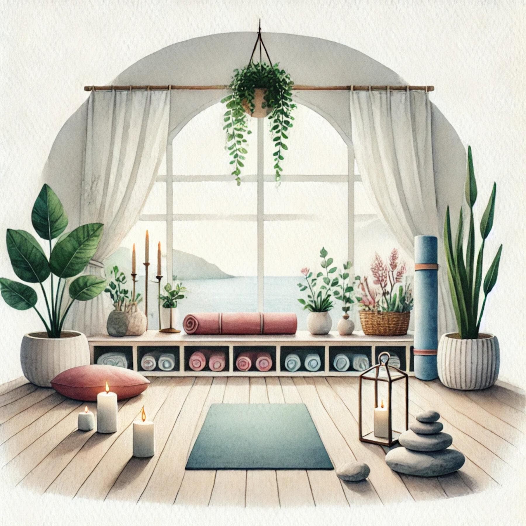 Meditation Moments, Meditation Art, Yoga Poses, Serene Spaces, Mindful ...