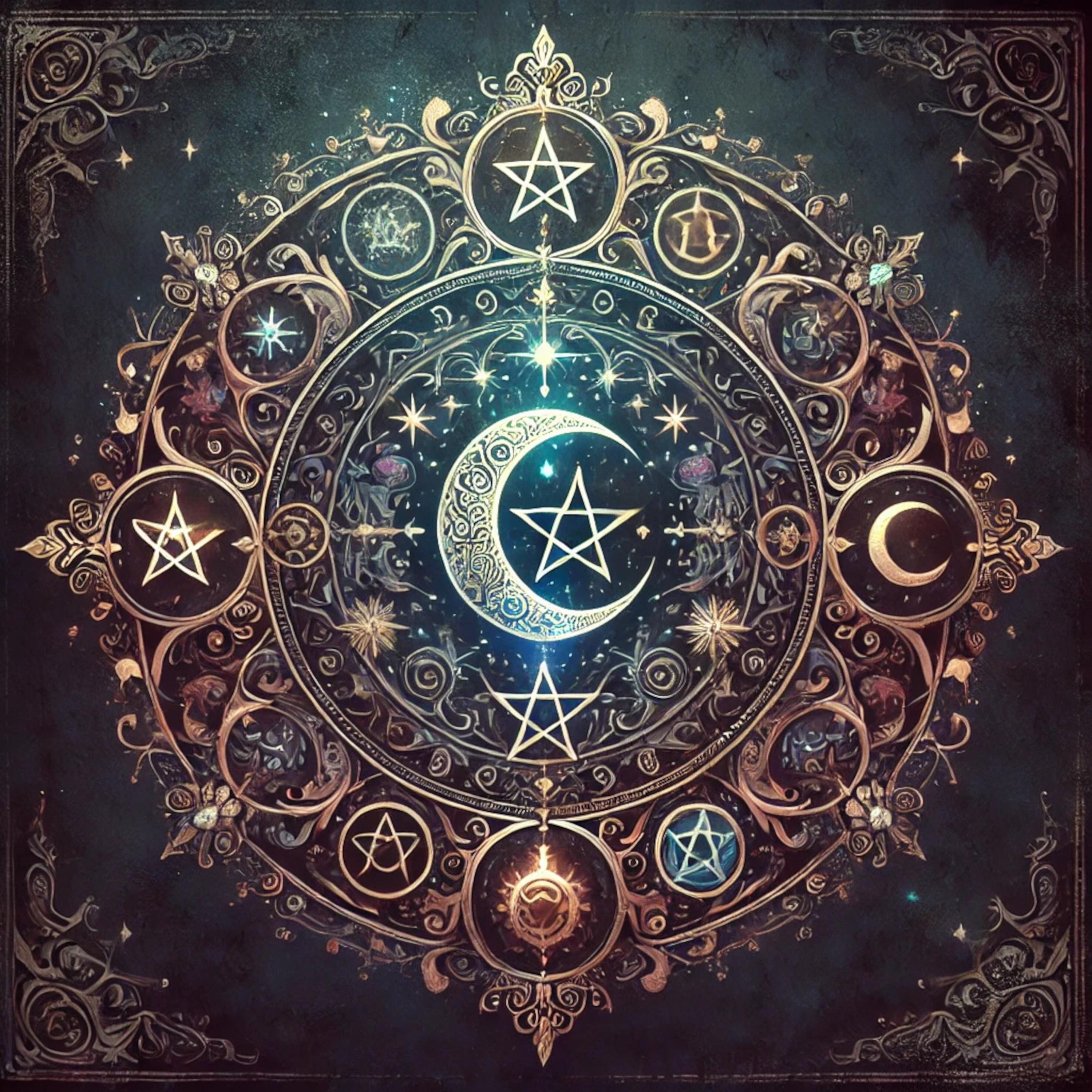 20 Mystical Symbols Clipart, Mystical Images, Magical Images, Stars ...