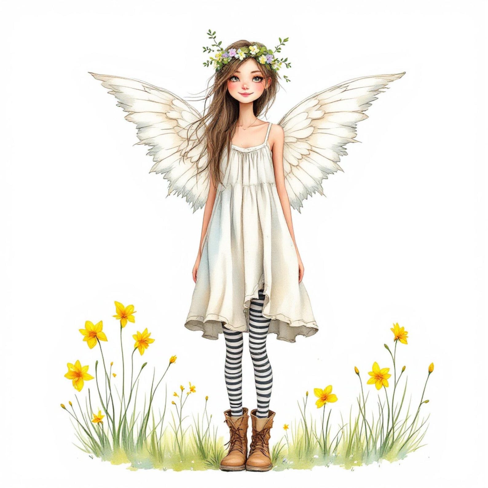Debbie Daffodil Fairy, Whimsical Fairy, Daffodil Fairy, Spring Fantasy ...