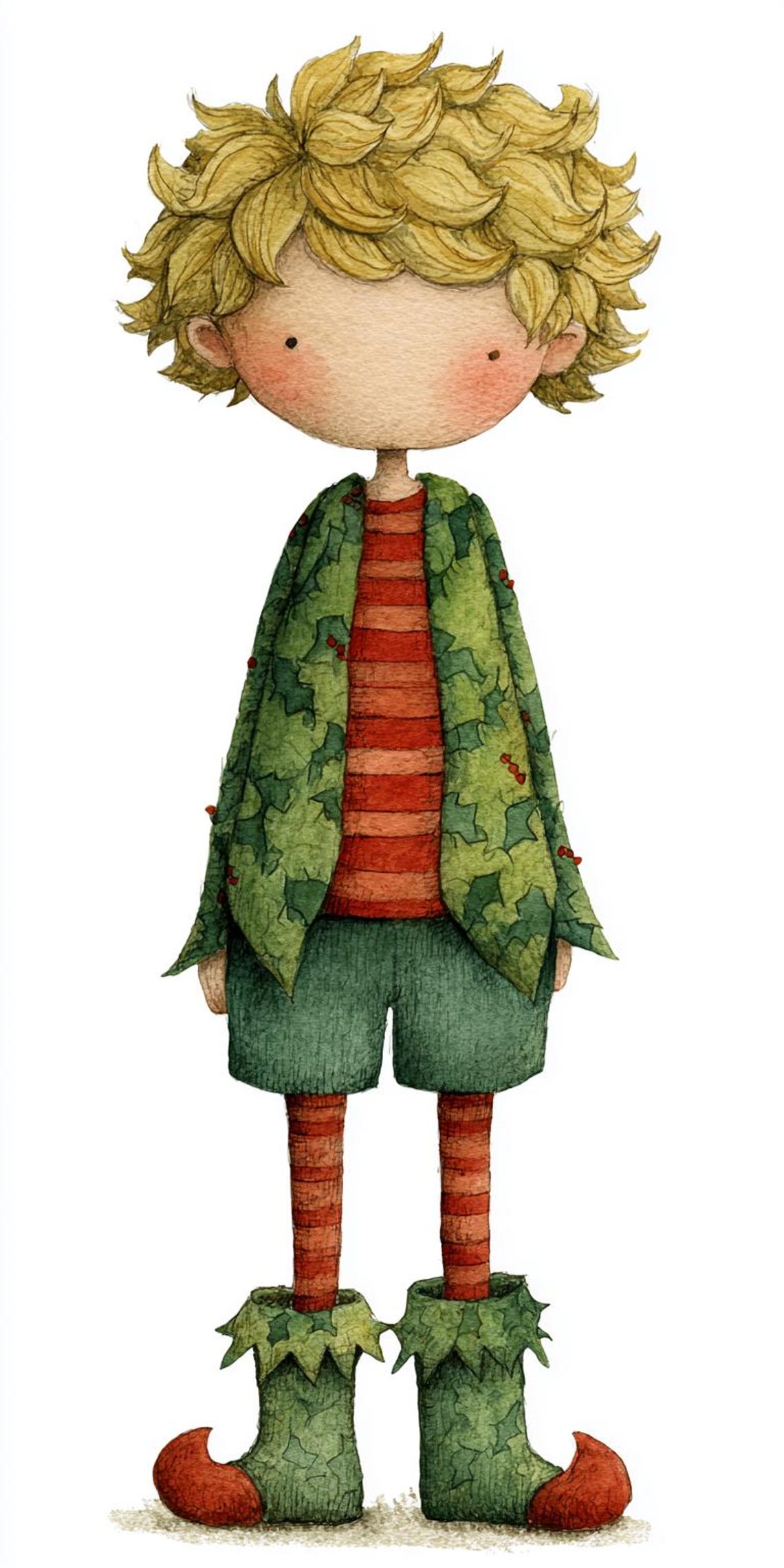 Elfin Clipart, Forest Elf, Woodland Elf, Fantasy Art, Whimsical Elf ...