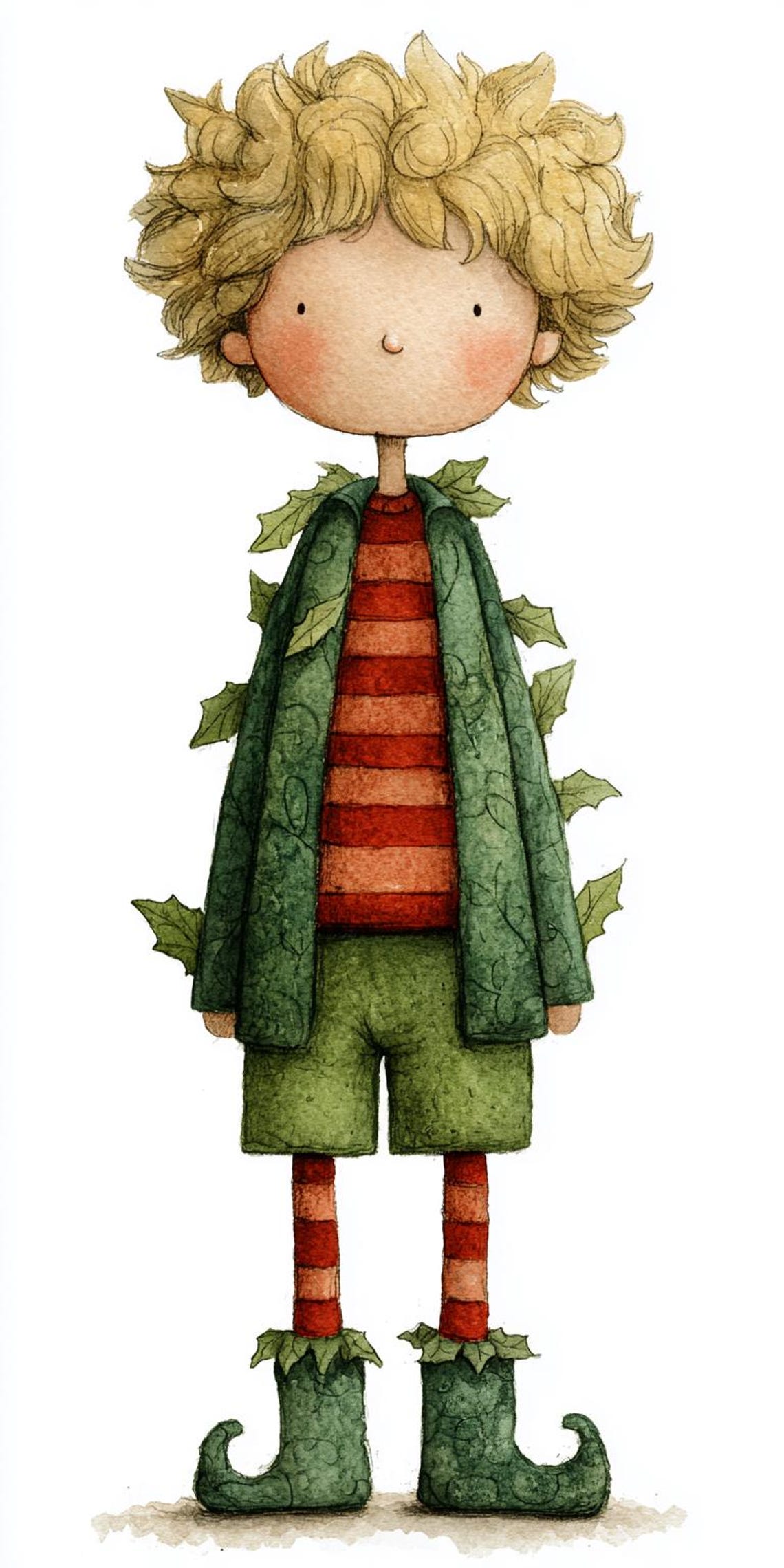 Elfin Clipart, Forest Elf, Woodland Elf, Fantasy Art, Whimsical Elf ...