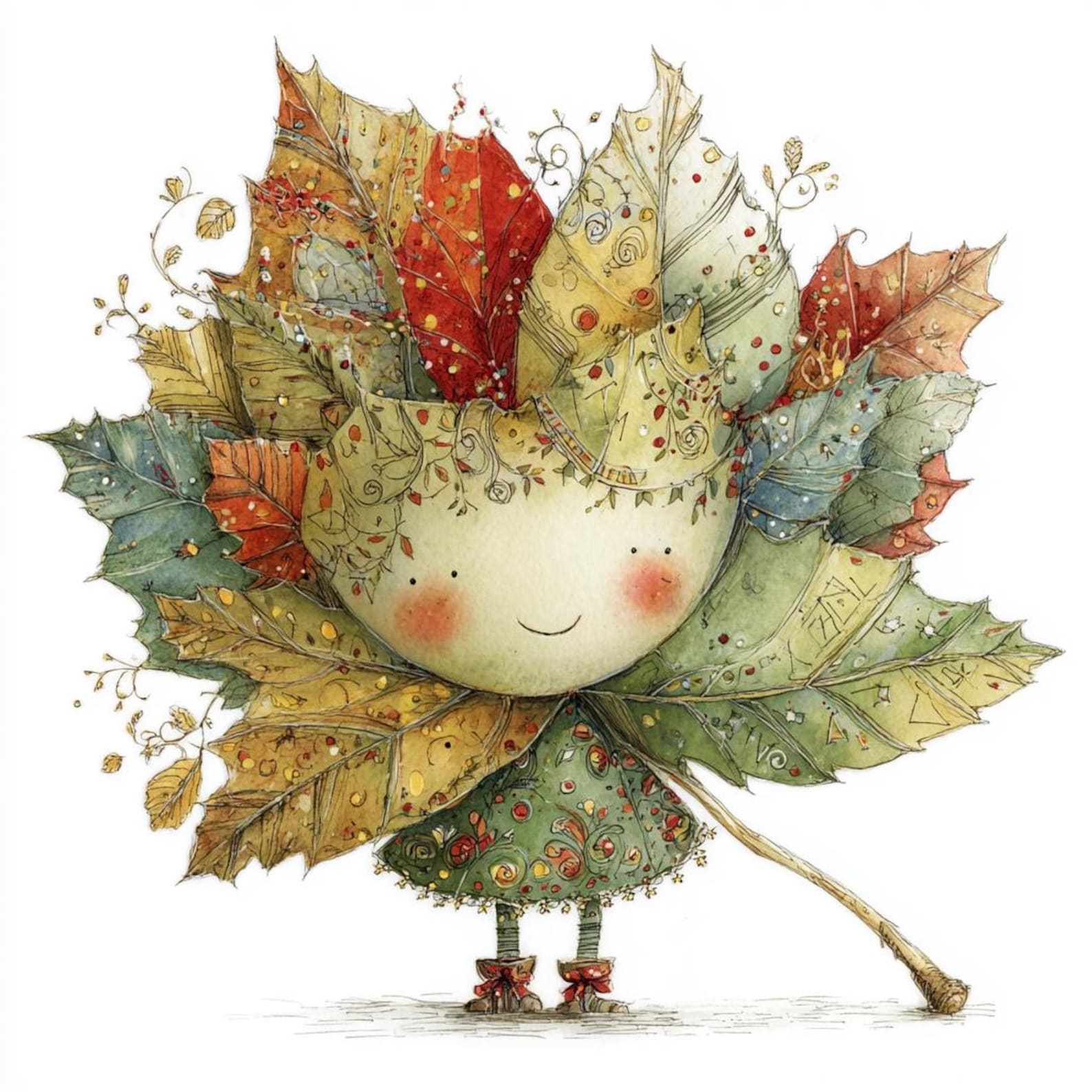 Leaf People, Autumn Faces, Whimsical Leaves, Nature Kids, Fall Art ...