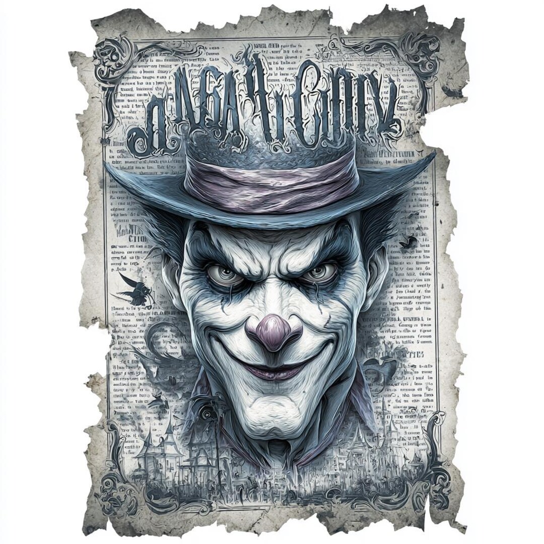 Evil Clown, Scary Circus, Horror Clown, Creepy Artwork, Sinister Smile ...