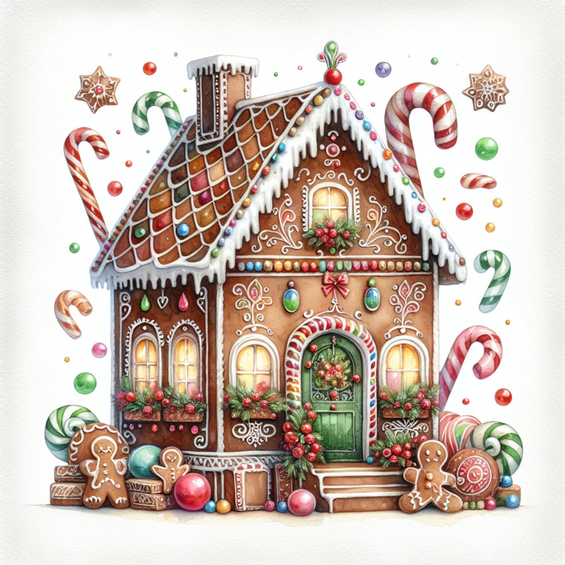 Cute Gingerbread House Clipart, Gingerbread Images, Gingerbread House ...