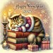 10 New Year 2025 Clipart, Happy New Year, Cat Clipart, Cat Images, New ...