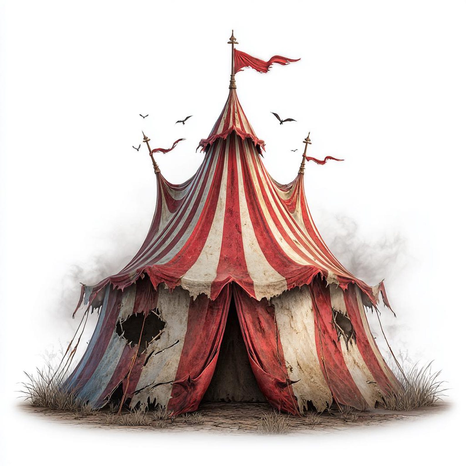 Haunted Circus, Creepy Carnival, Scary Tent, Nightmare Fair, Dark ...