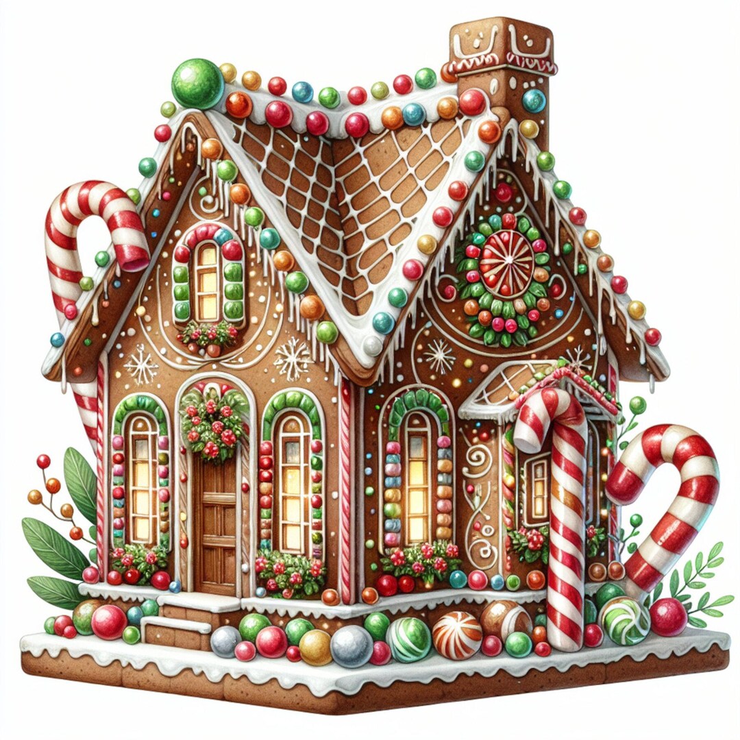 Cute Gingerbread House Clipart, Gingerbread Images, Gingerbread House ...