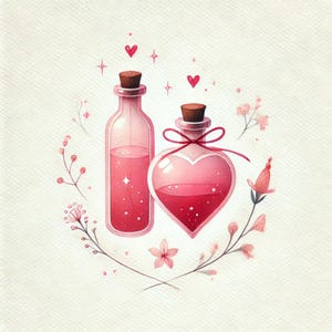 Love Potion, Love Clipart, Valentines Day, 14th February, Valentine ...