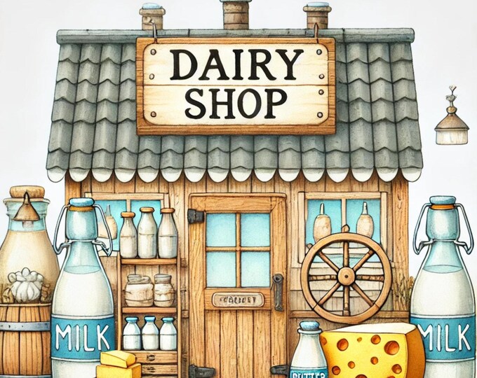 Dairy Foods Clipart, Dairy Foods Clip Art, Food Groups, Milks, Eggs ...