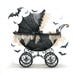 Halloween Baby, Goth Baby Decor, Spooky Pram Art, Halloween Stroller ...