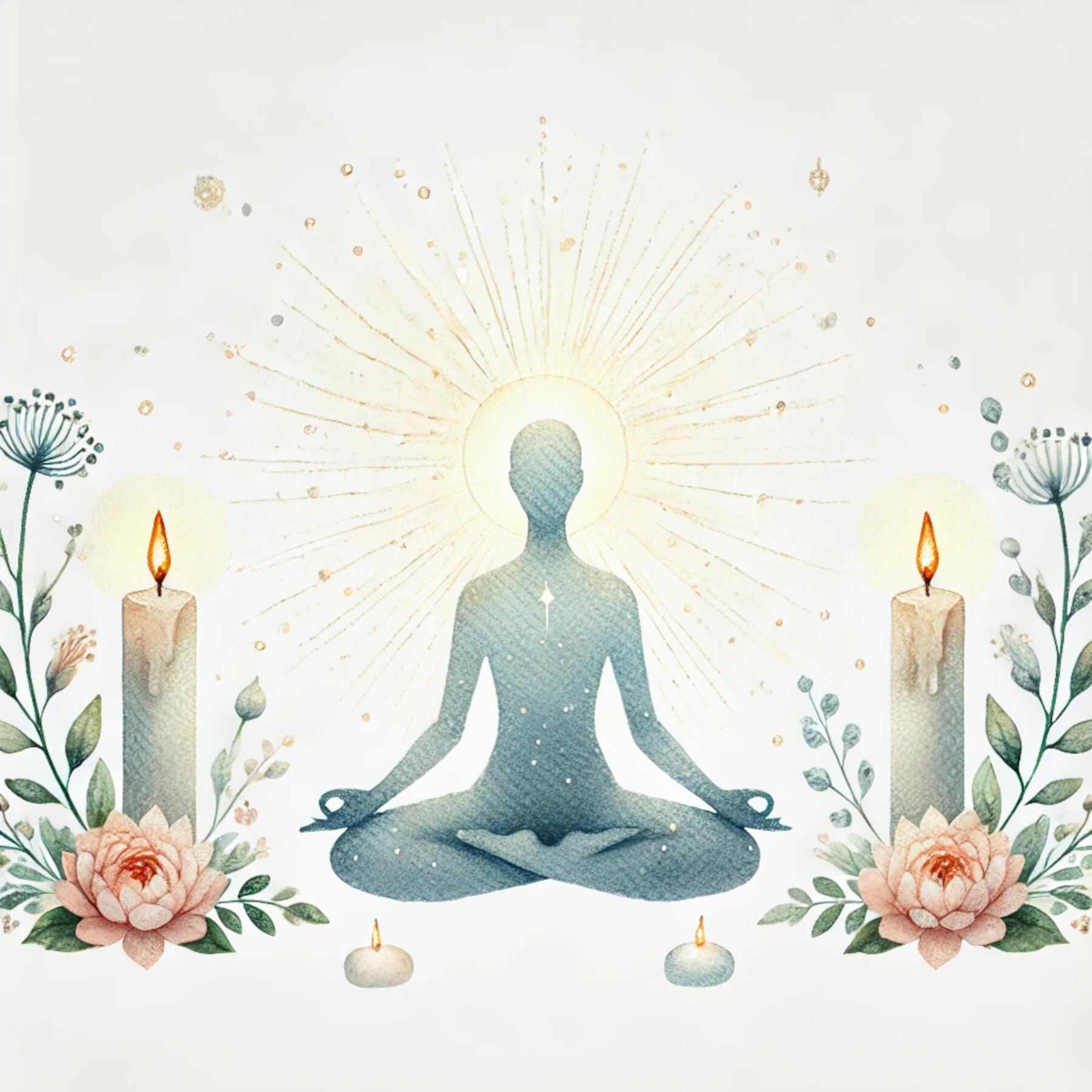 Meditation Moments, Meditation Art, Yoga Poses, Serene Spaces, Mindful ...