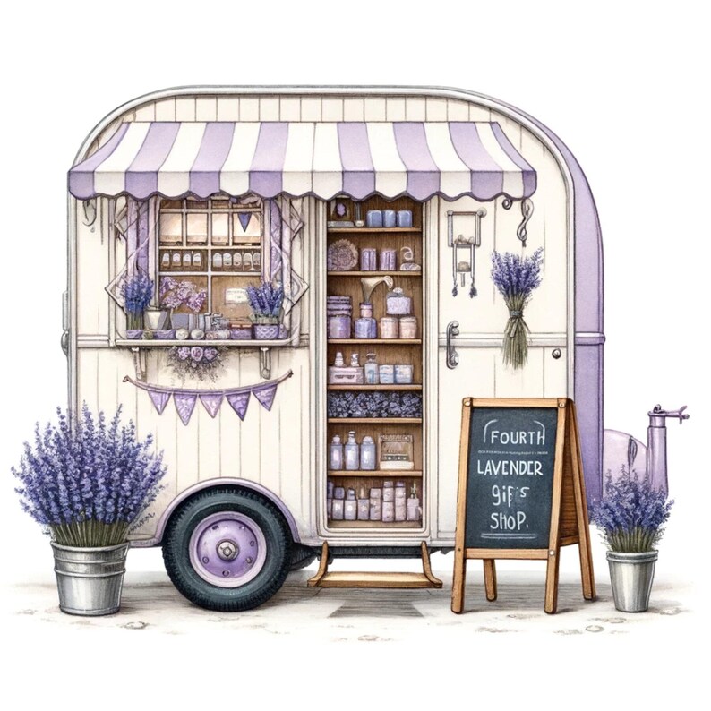 Lavender Gift Shop Image: Floral Wellness Decor (JPG Images) - Etsy