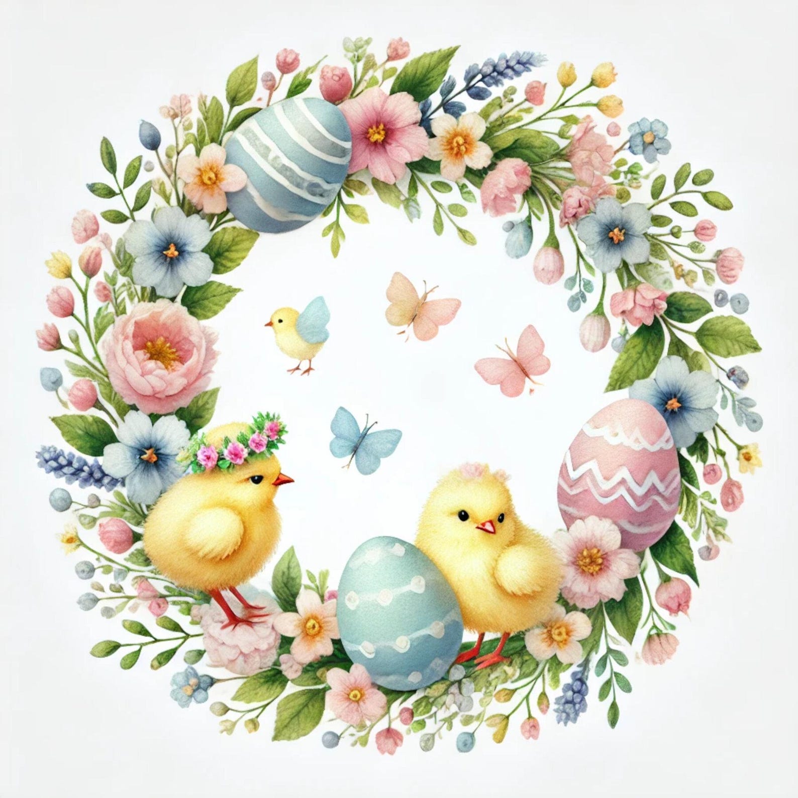 Cute Easter Chicks, Easter Chick Clipart, Baby Chick PNG, Spring Chick ...